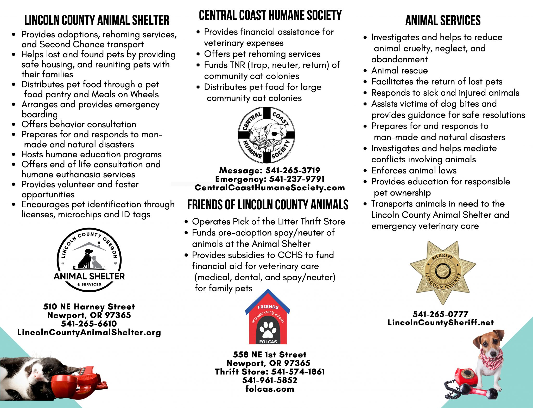 Who to call for help with pets – Central Coast Humane Society